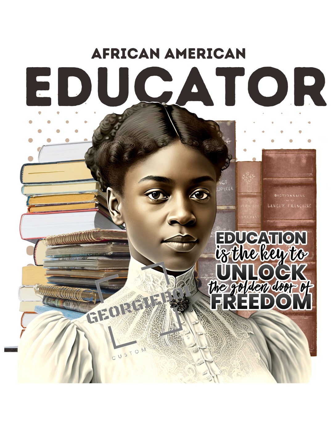 Black History - Black Educator Tribute - PNG Instant Download - Etsy