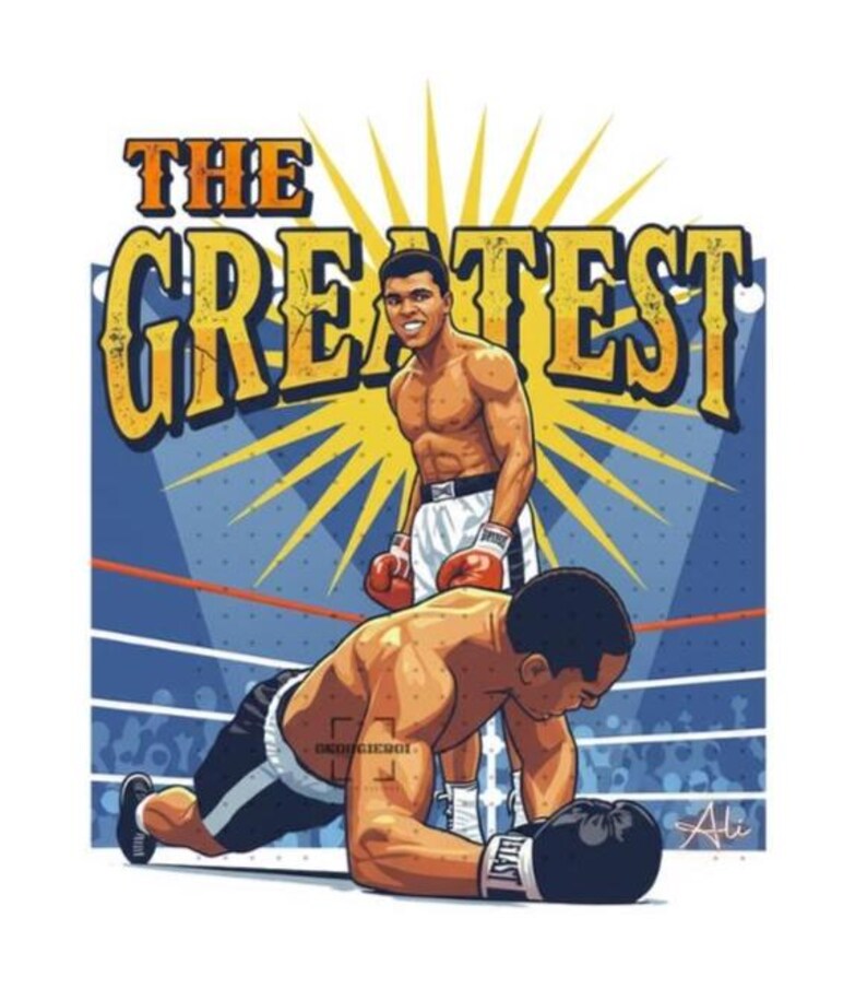 Boxing Legends PNG Bundle | Ali, Tyson, Robinson, Foreman, Frazier ...