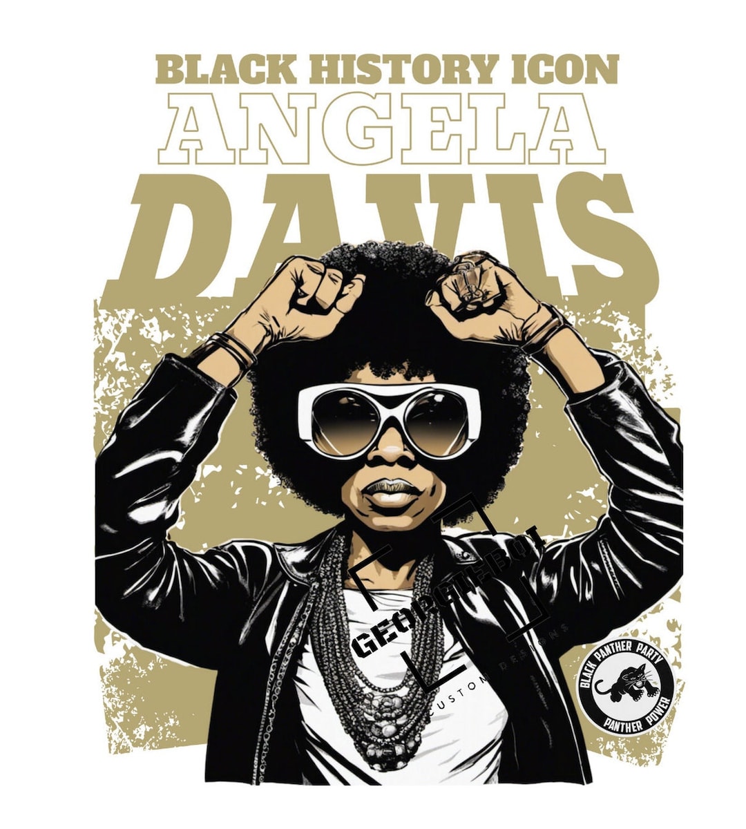 Angela Davis "black History Icon" - PNG Instant Download - Etsy
