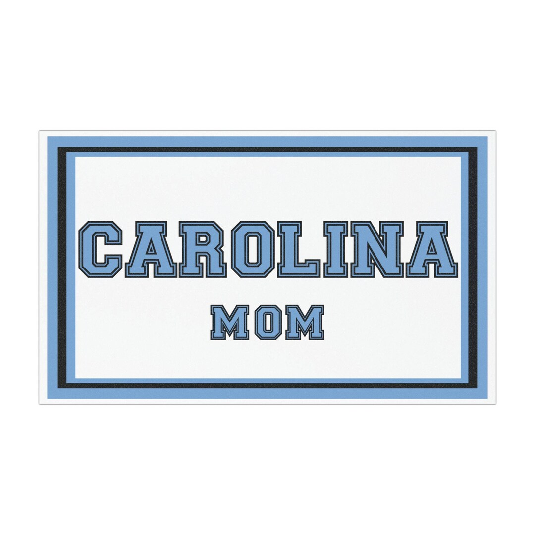 Carolina Mom Magnets, Car, Refrigerator, Blue, Weatherproof, Durable ...