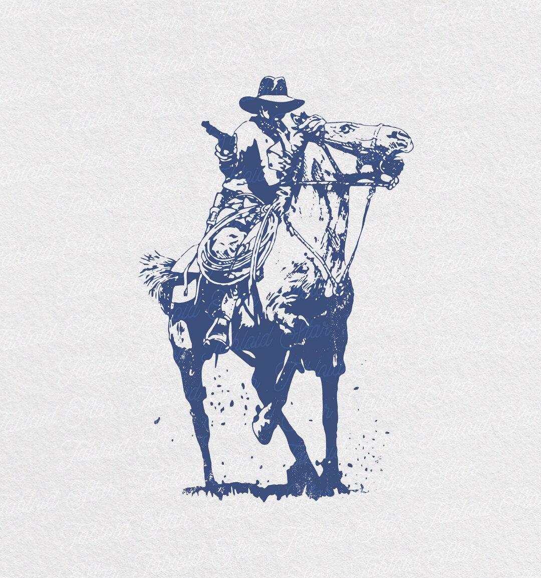 Digital Download Western Cowboy Graphic Sublimation PNG File 300dpi for ...