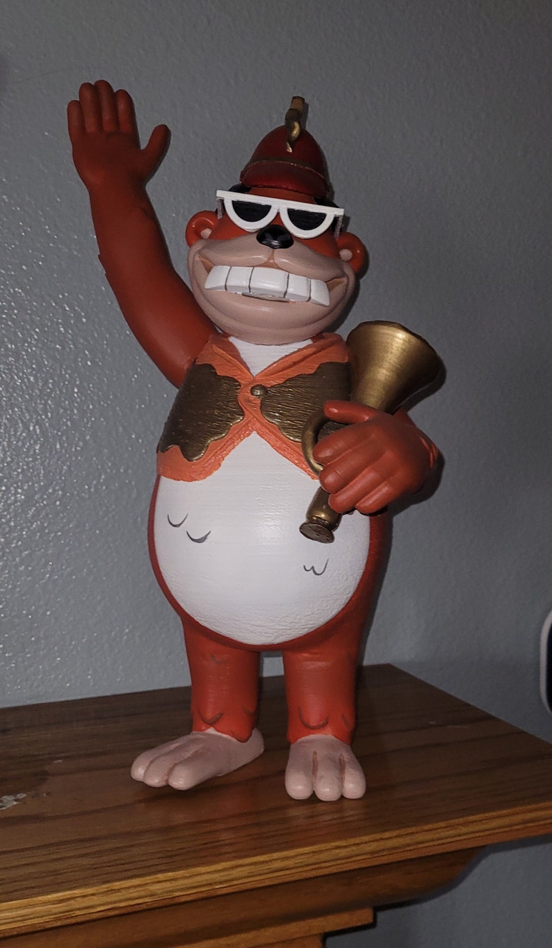 Bingo From the Banana Splits Custom Made 17 3D Printed & Painted Statue ...