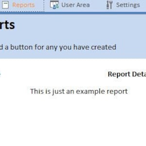 Microsoft Access Template With Security, Dashboard and Reporting Features - Etsy