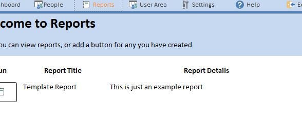 Microsoft Access Template With Security, Dashboard and Reporting ...