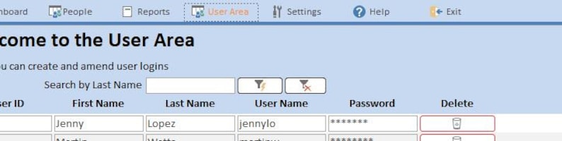 Microsoft Access Template With Security, Dashboard and Reporting ...