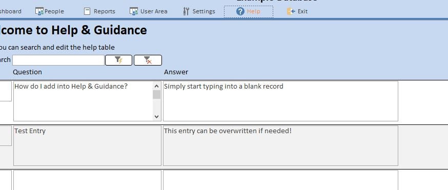 Microsoft Access Template With Security, Dashboard and Reporting ...