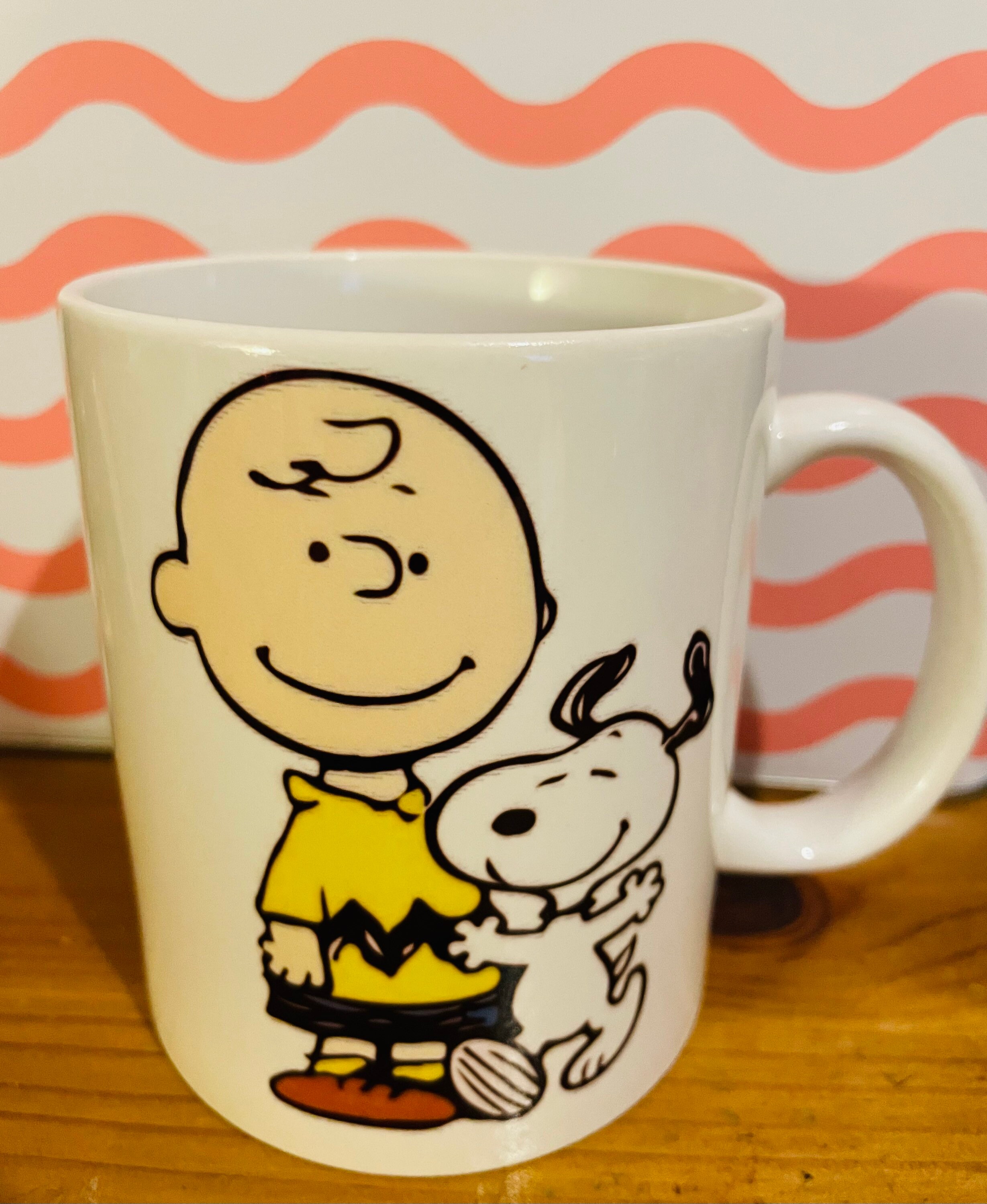 Charlie Brown and Snoopy Mug - Etsy