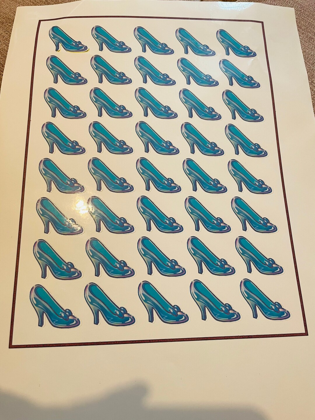 Slipper Sticker Sheet 40 Stickers - Etsy