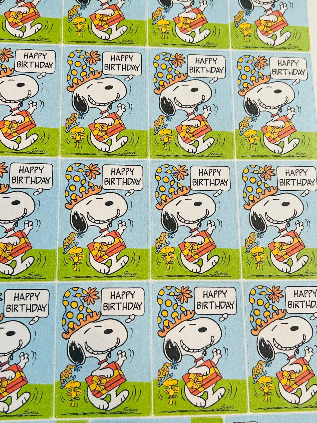 Happy Birthday Sticker Sheet - Etsy