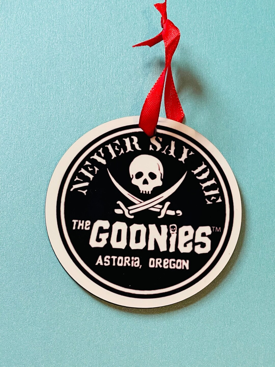 Goonies inspired hanging christmas tree decoration/tag - Etsy Österreich