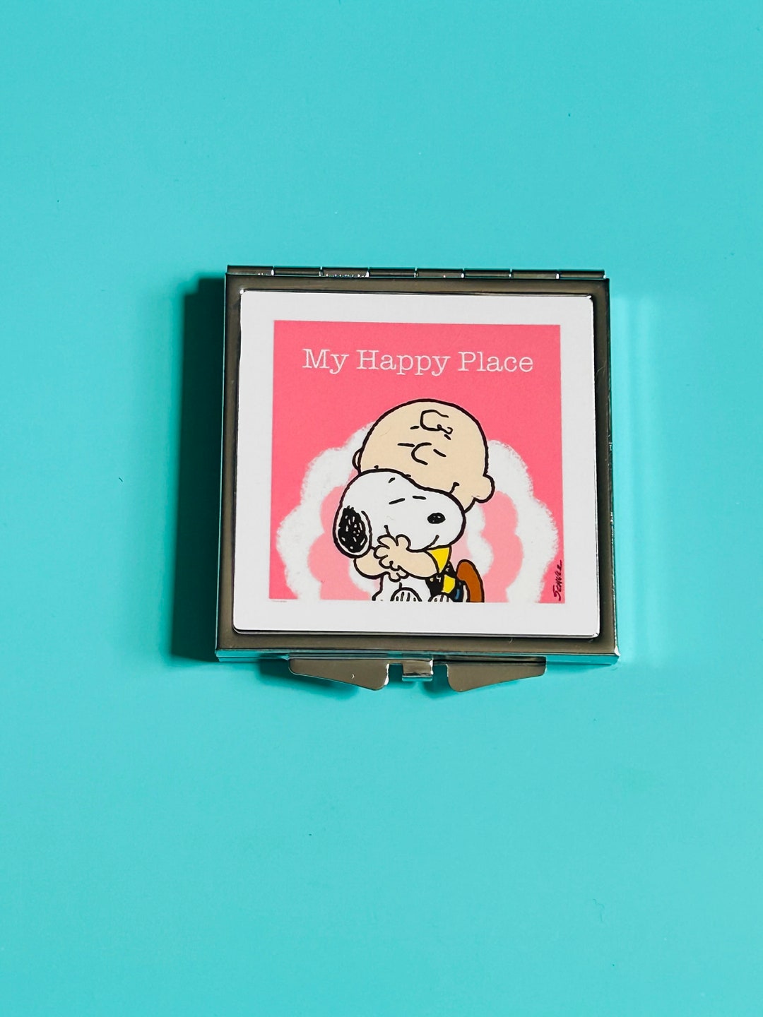 Snoopy Inspired Cosmetic Pocket Mirror Gift - Etsy