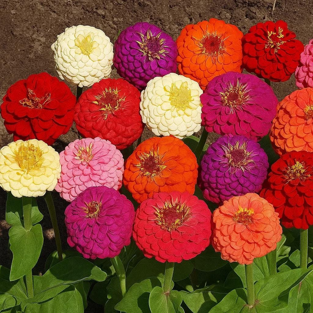 1000+ Crazy Blend Zinnia Seeds – Mixed Color Zinnia Elegans Flowers - Etsy