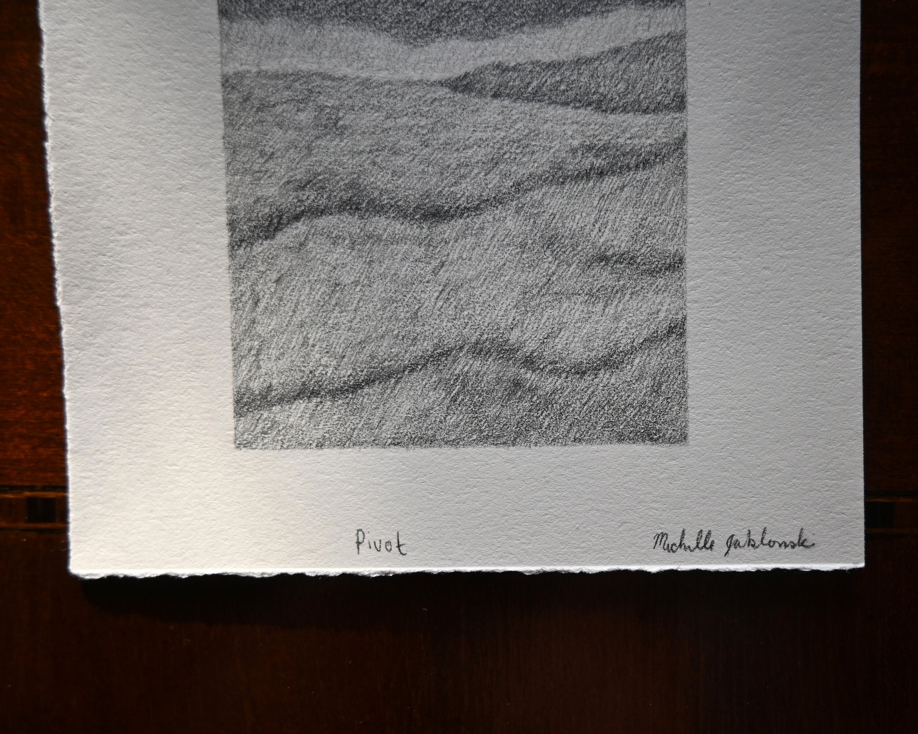 Original Landscape Drawing "pivot" | Graphite Drawing | Pencil on Paper ...
