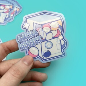 Gacha Addict Vinyl Sticker - Etsy