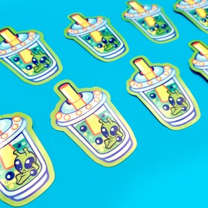 Alien Boba Vinyl Sticker - Etsy