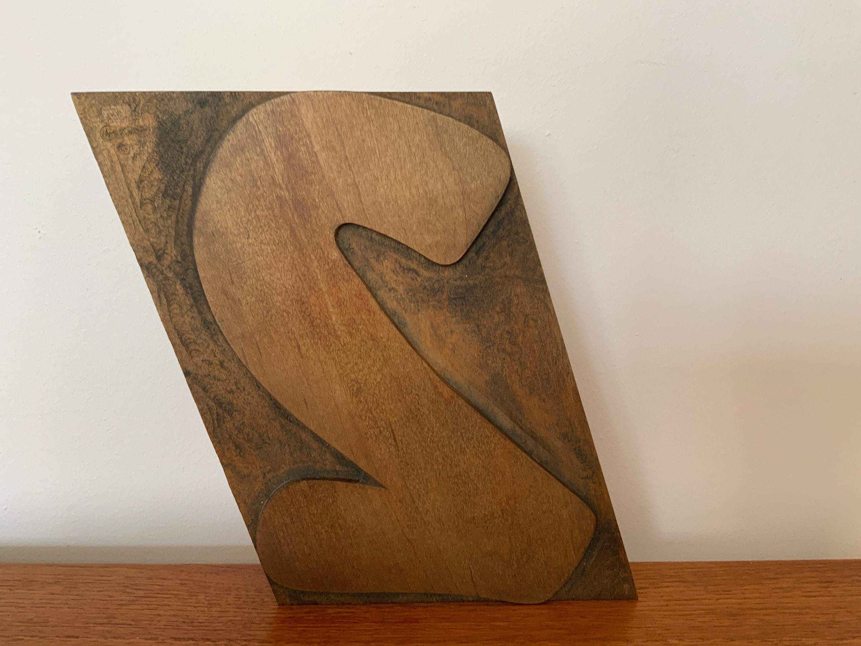 Large Vintage Printing Woodblock Number 2 - Etsy