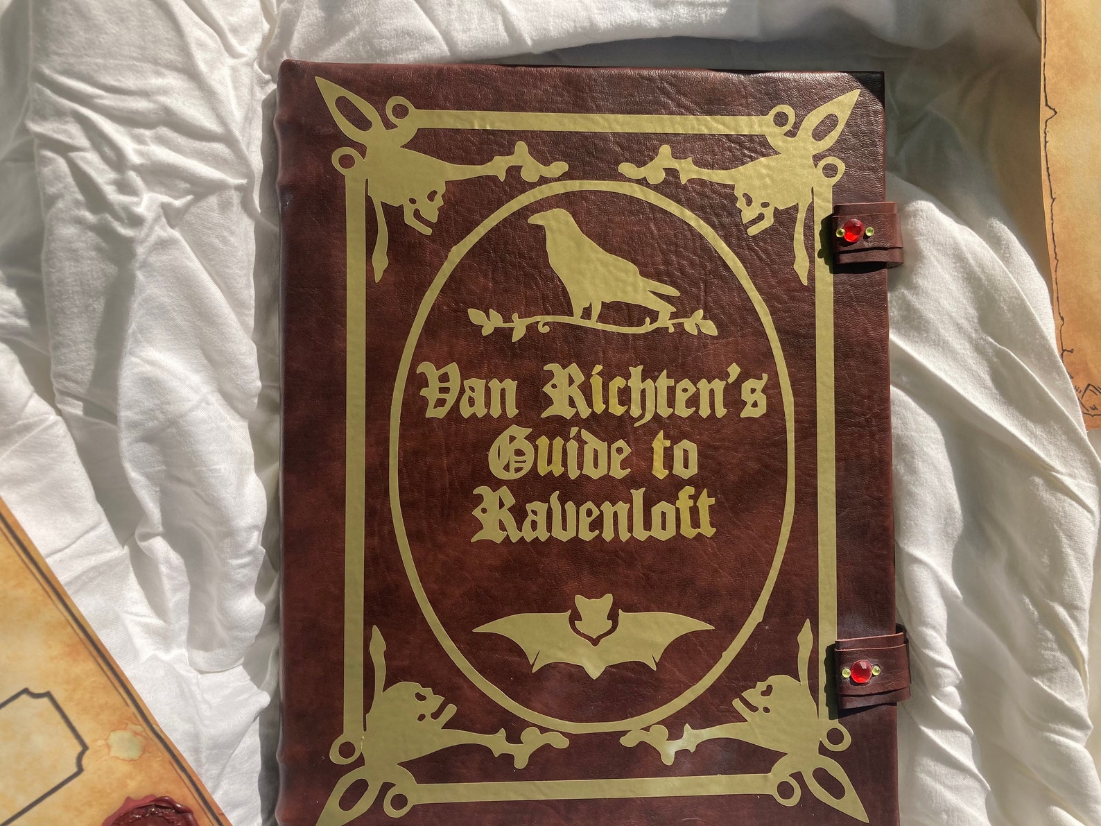 Van Richtens Guide to Ravenloft 5E Handmade Vegan Leather Bound Book - Etsy