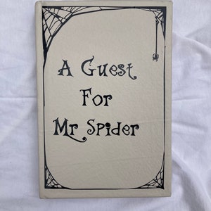 The Magnus Archives “A Guest for Mr. Spider” Blank Sketchbook - Etsy