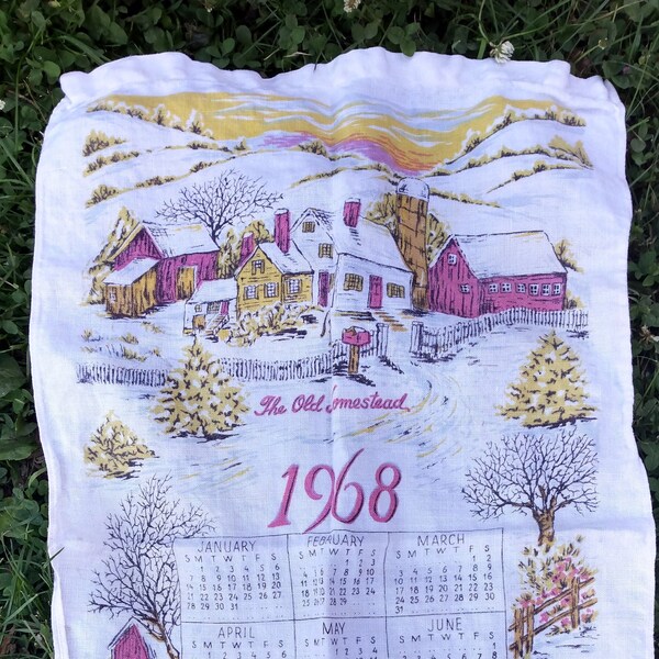 Towel Calendar - Etsy