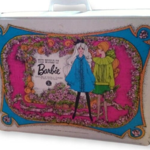 Pink Vinyl Barbie Doll Case - Etsy