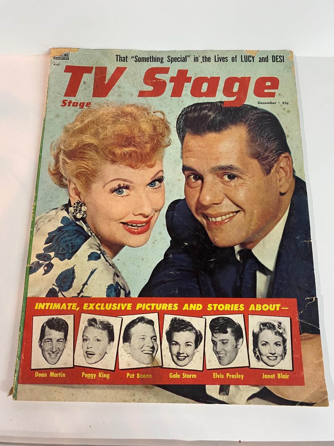 1956, Lucille Ball, "tv Stage" Magazine (no Label)) (scarce) I Love ...