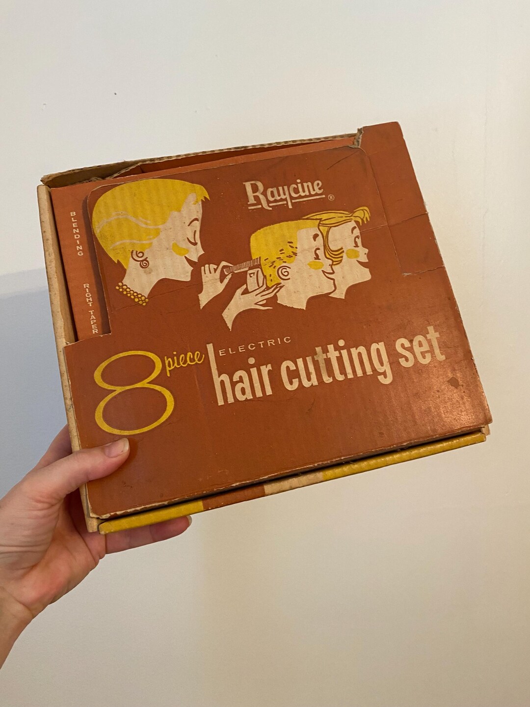 Vintage Raycine Display 8 Piece Hair Cutting Set Model 144 - Etsy