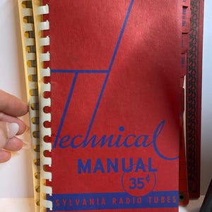 Vintage Radio Technical Manuals Lot RCA Radiotron Sylvania Voltmeters ...