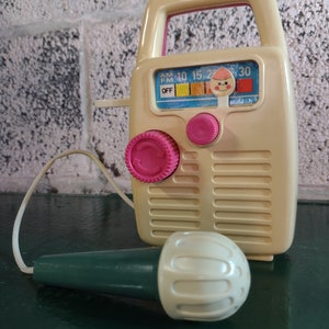 Toy Radio,vintage,pretend Play,collectible Toy,1980,musical Toy,lullaby ...