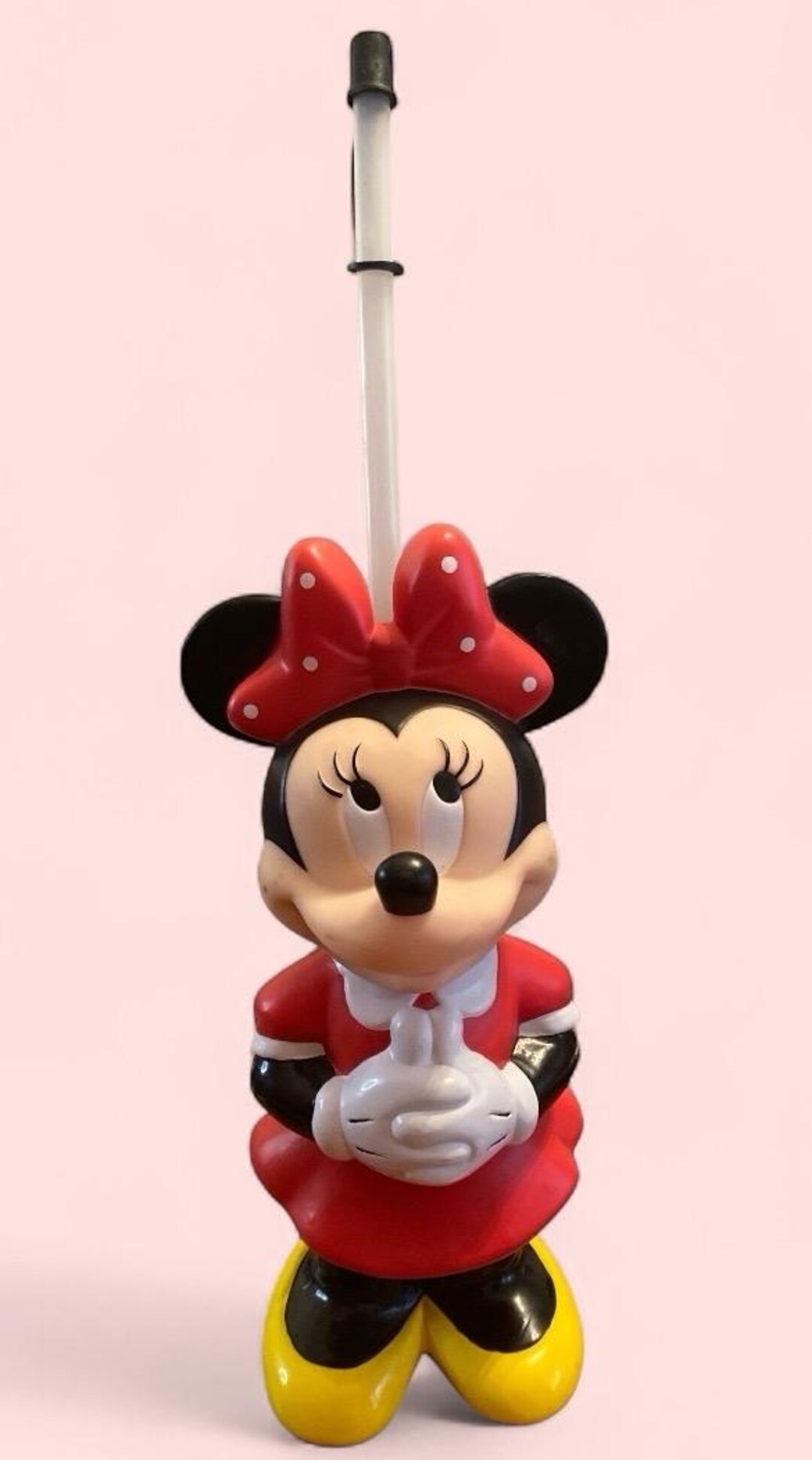 Vintage Disney Minnie Mouse Drink Container With Straw - Etsy