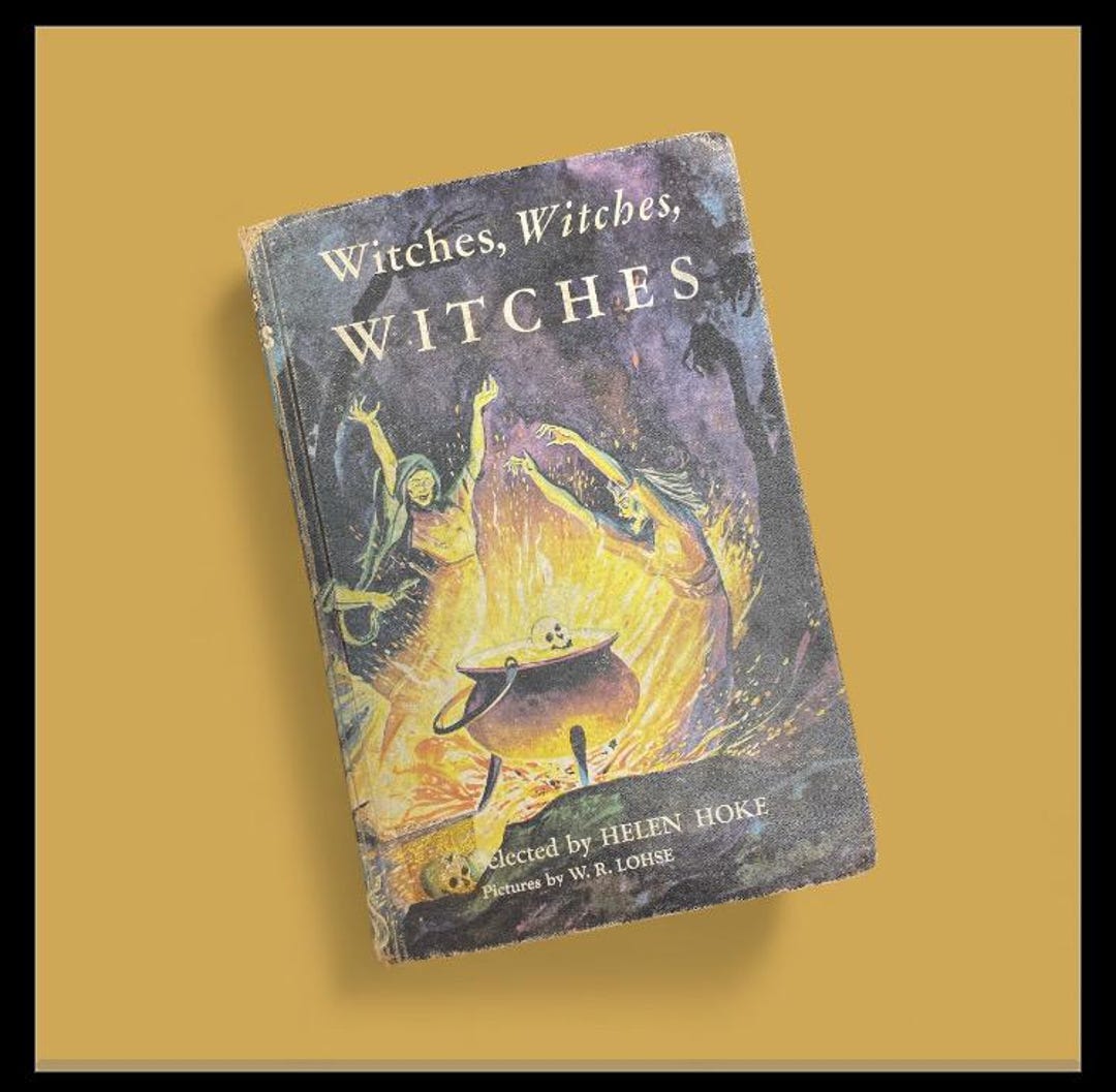 Witches Witches Witches Book 1958 Helen Hoke Ilust by W R Lohse - Etsy