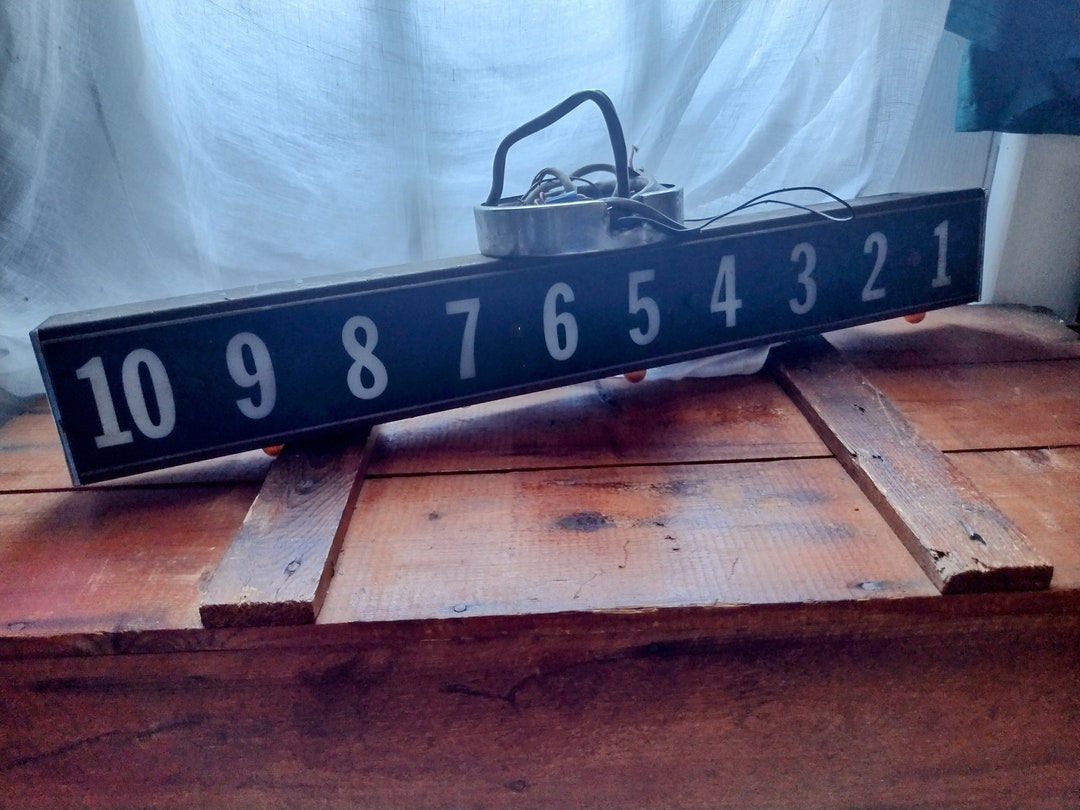 Old Retro Vintage Restaurant Table Indicator Electrical Architecture - Etsy