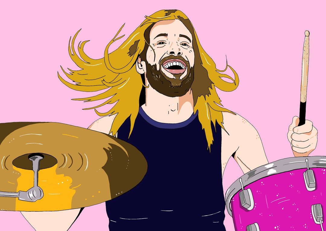 Taylor Hawkins Pop Art Poster - Etsy