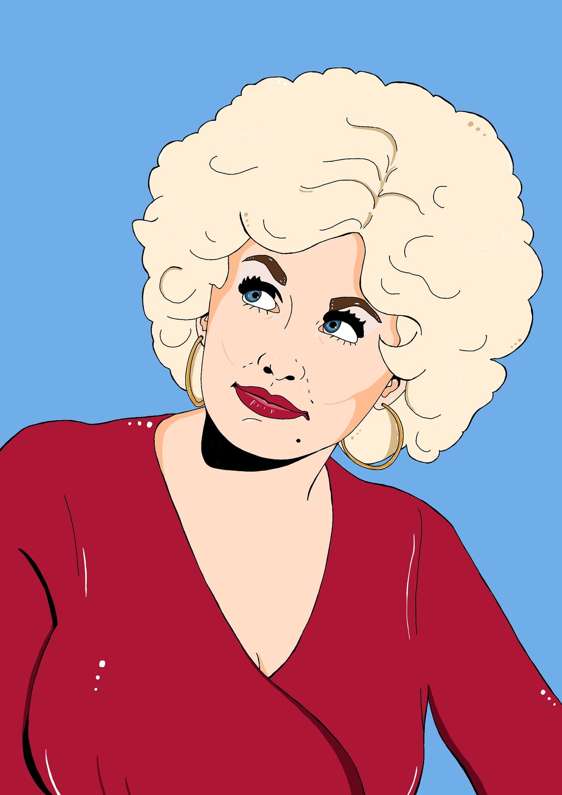 Dolly Parton Pop Art | Etsy
