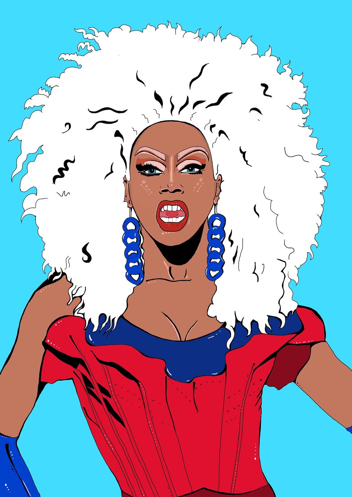Rupaul Pop Art Poster - Etsy