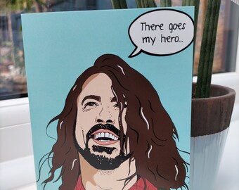 Dave Grohl Birthday Card - Etsy UK
