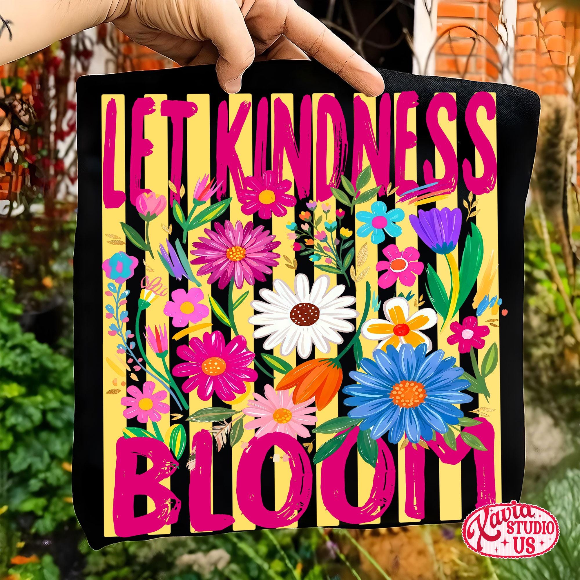 Let Kindness Bloom PNG, Colorful Flower PNG, Spring Flower Design ...