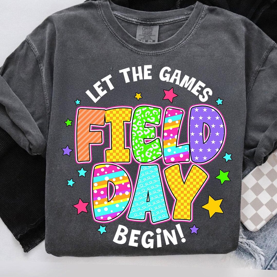 Field Day Let the Game Begin PNG, Field Day Png, Field Day Design Png ...