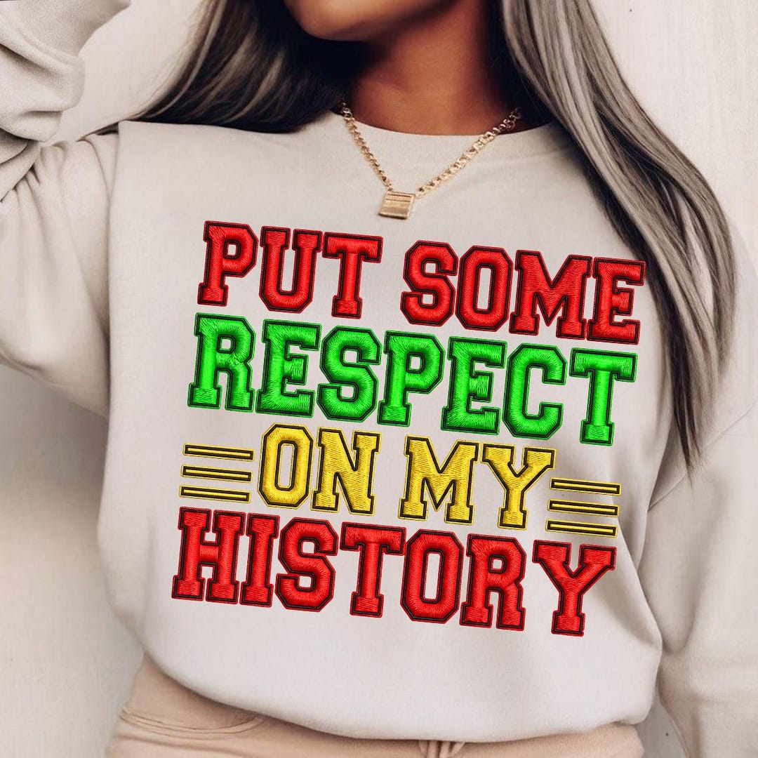 Black History Month PNG, Respect on My History, Black Girl Magic Png ...