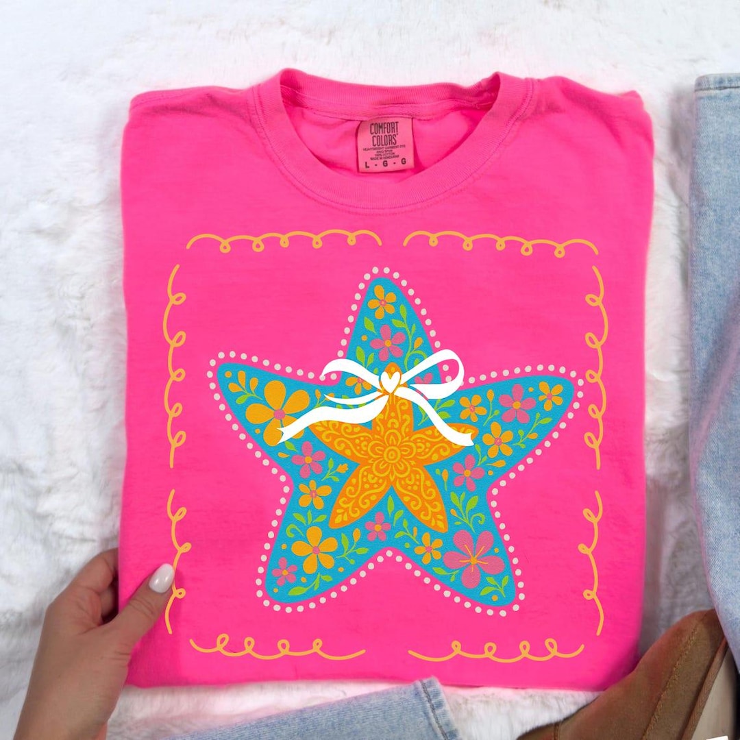 Preppy Starfish Png, Summer Vibes Png, Retro Floral Summer Png, Ocean ...