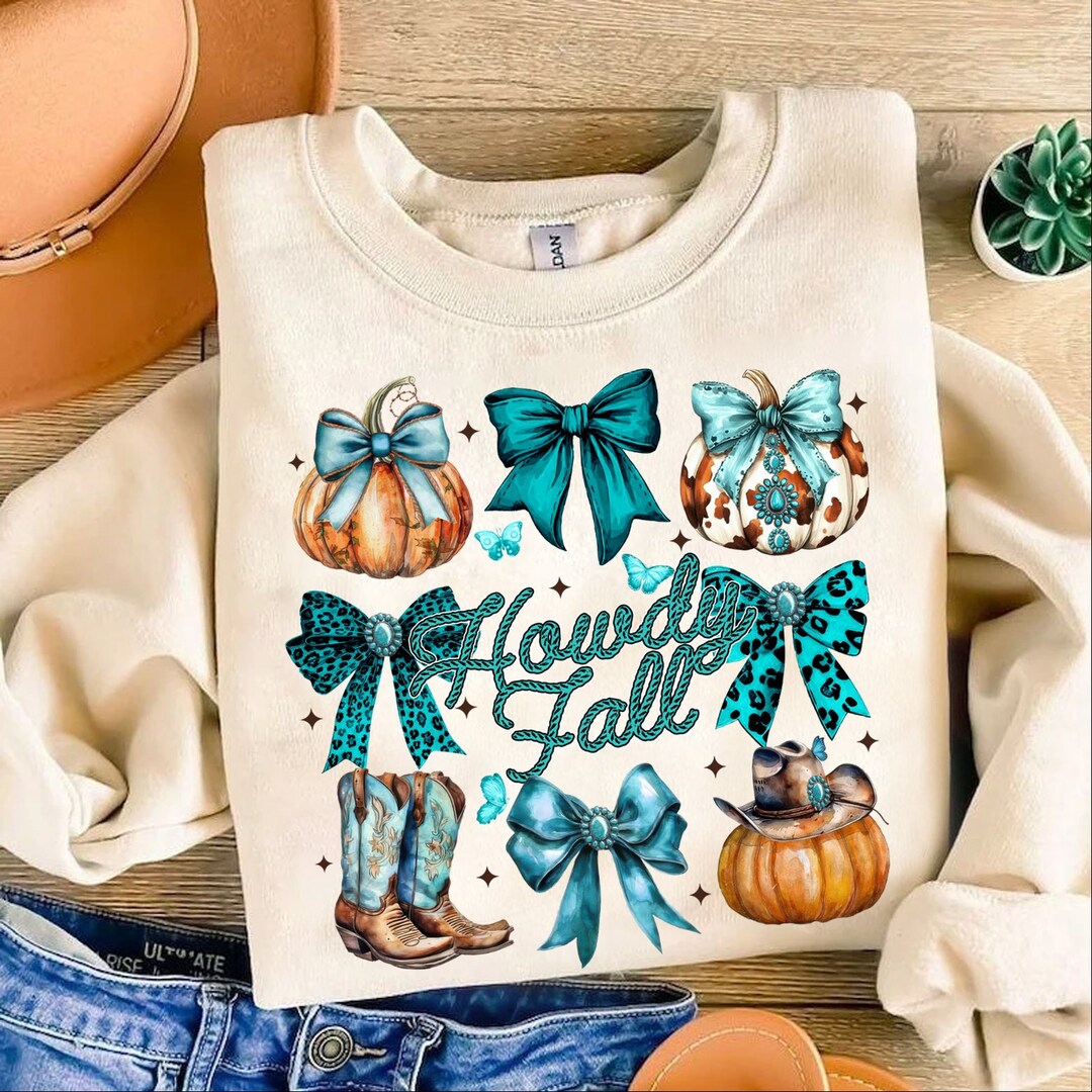 Howdy Fall Western Pumpkin Png Sublimation, Fall Cowhide Pumpkin, Fall ...