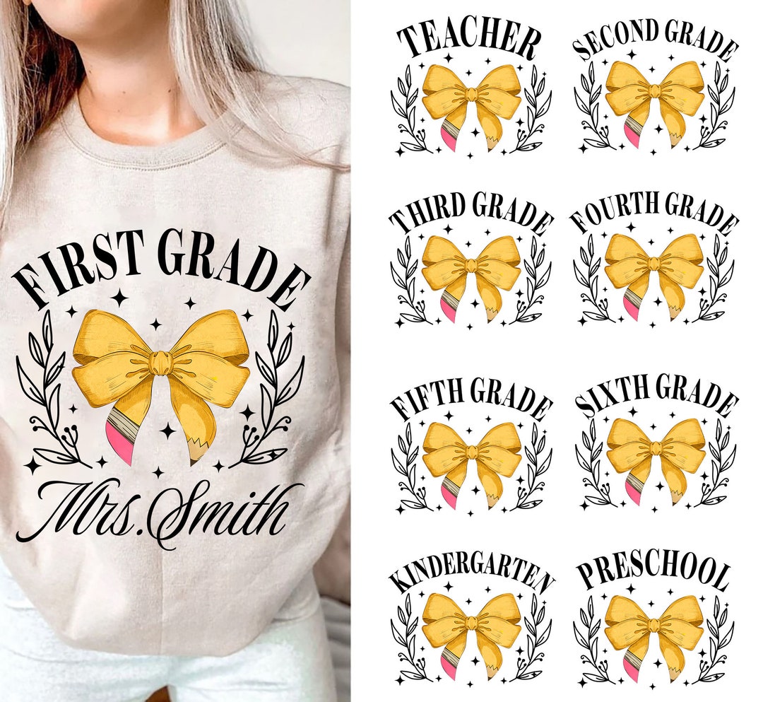 Teacher Coquette Pencil Bundle Png, First Grade,coquette Pencil Png ...