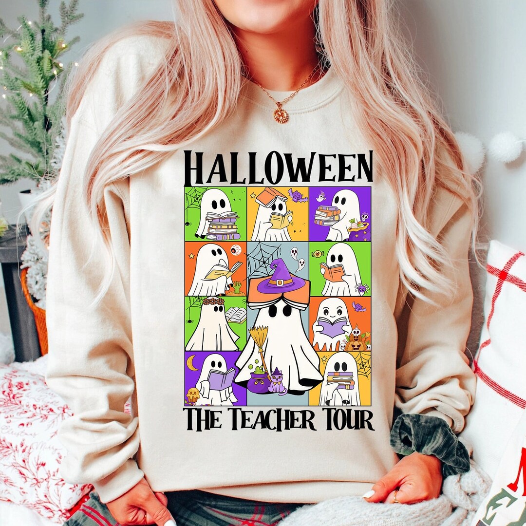 Halloween Teacher Era Tour Png, Back to School Png, Teacher Halloween ...