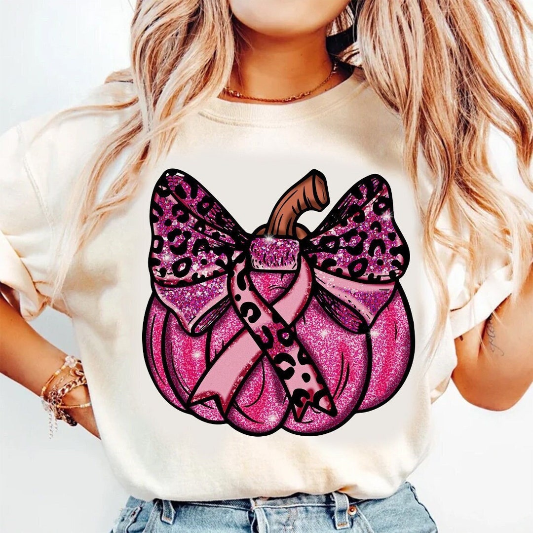 Breast Cancer Pumpkin Png, Fall Breast Cancer Png, Breast Cancer Ribbon ...