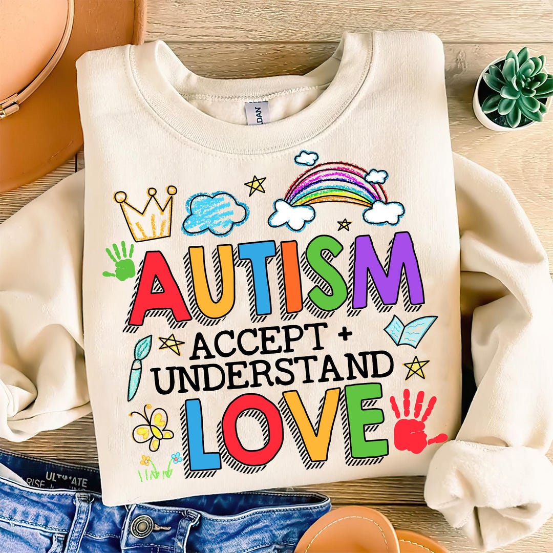Autism Sublimation Design, Acceptance PNG, Awareness Digital File ...