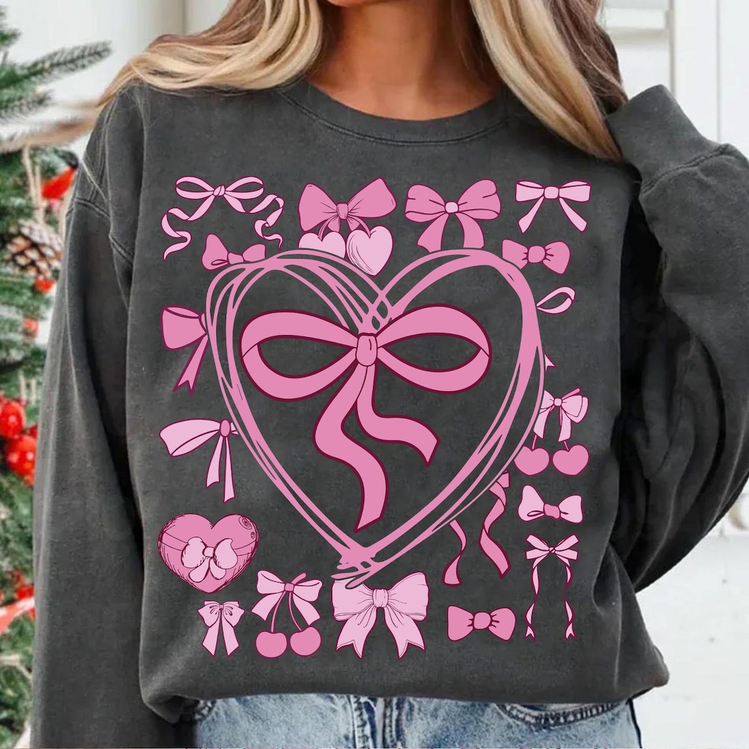 Pink Valentine Coquette Heart Png, Valentine's Day Coquette Png ...