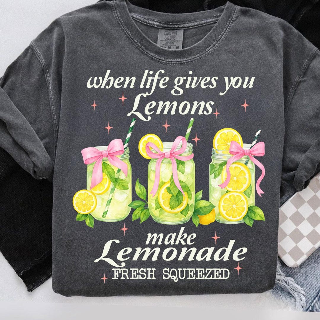 When Life Gives You Lemons Png, Lemons Png Sublimation, Lemonade Png ...