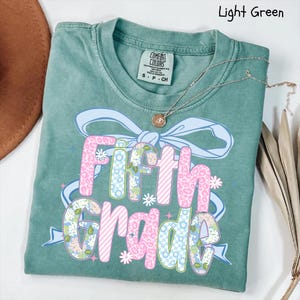 Preppy Floral Back to School PNG Bundle, Teacher First Day of School ...