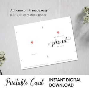 We Are so Proud of You Card, Well Done Card, Congratulations Card ...