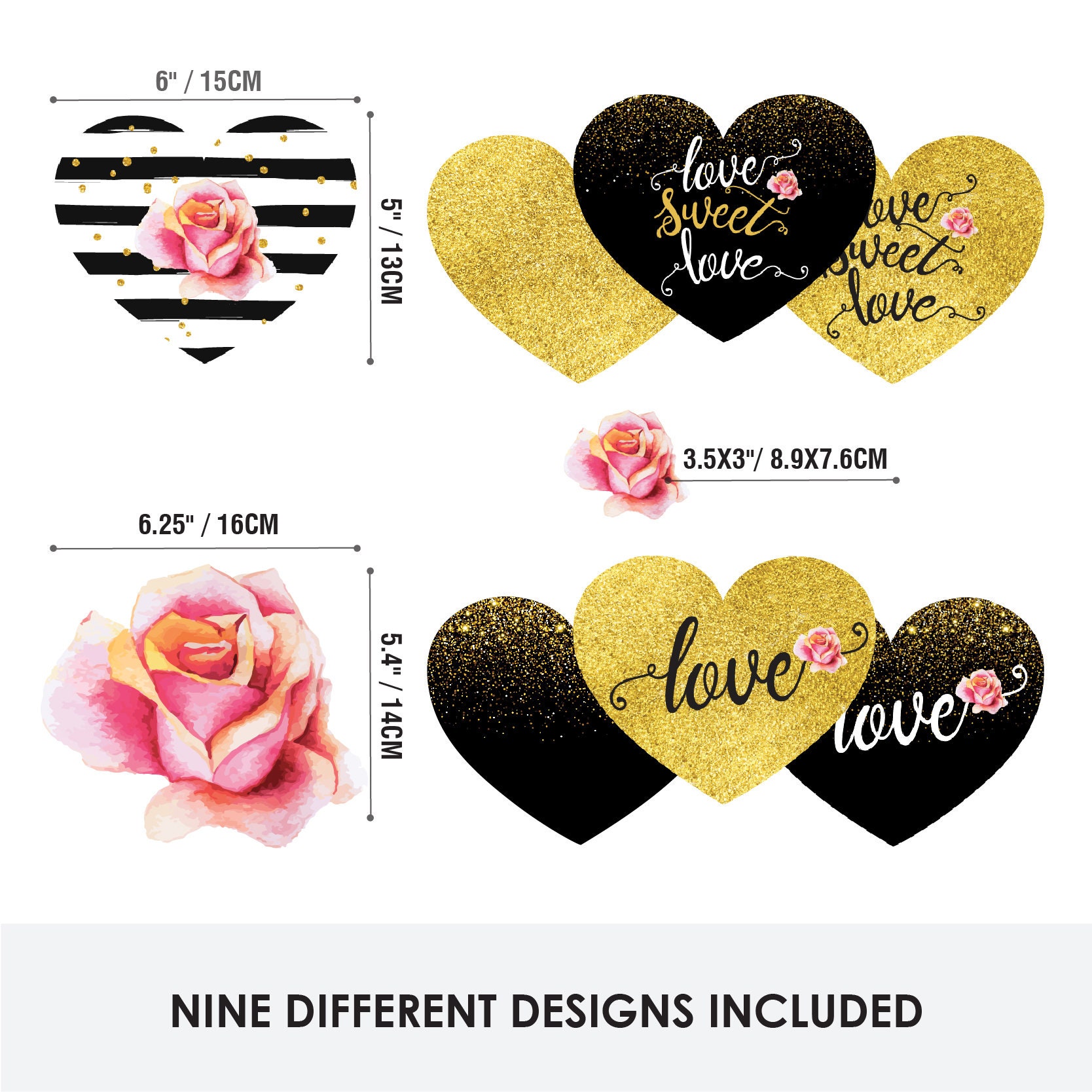 Printable Love Banner, Valentine's Day Banner, Hearts Banner, Love ...