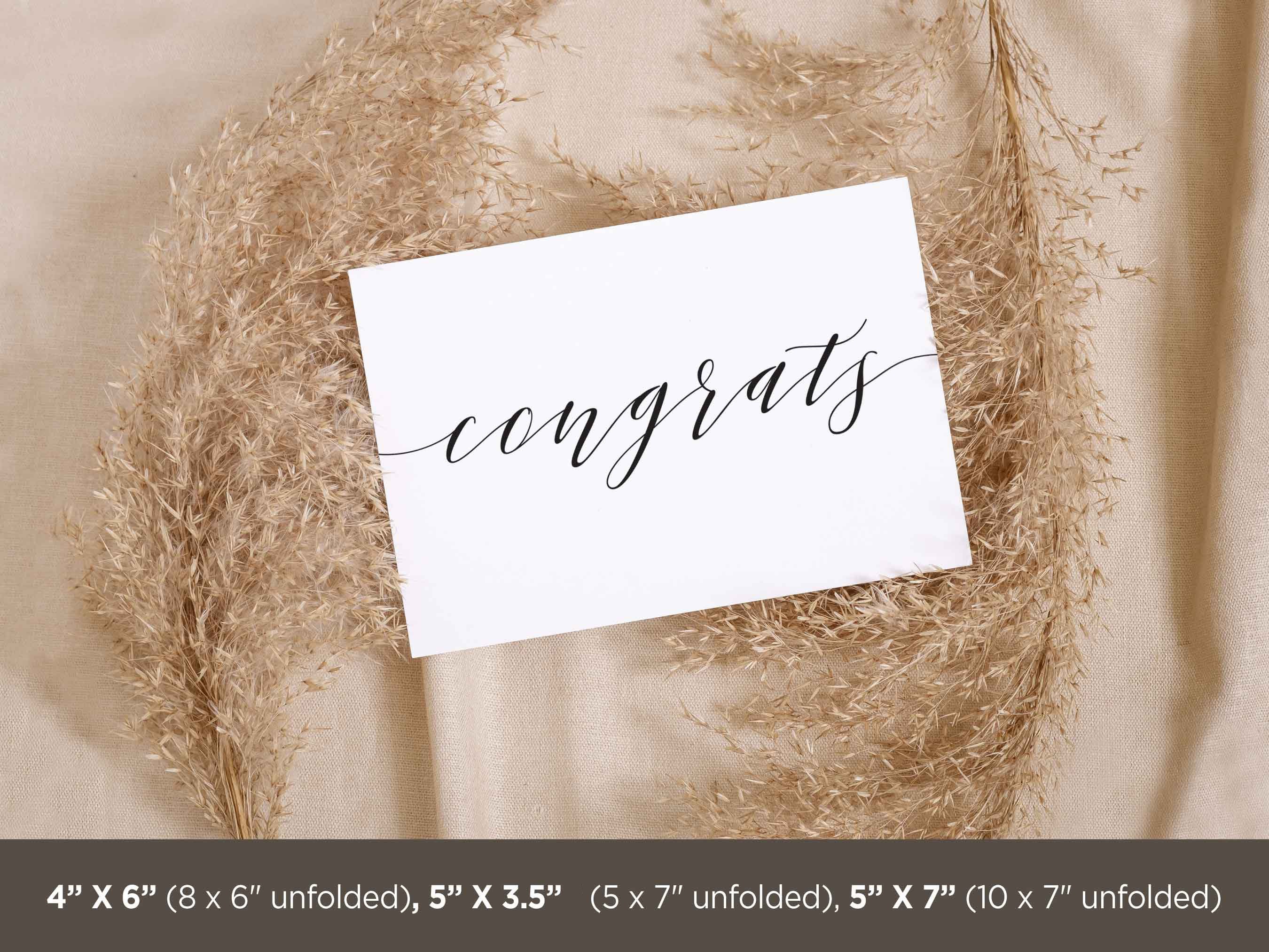 Congratulations Card, Printable Congratulations Card, Encouragement ...